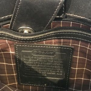 Coach | Bags | Vintage Black Leather Houndstooth Coach Tote | Poshmark